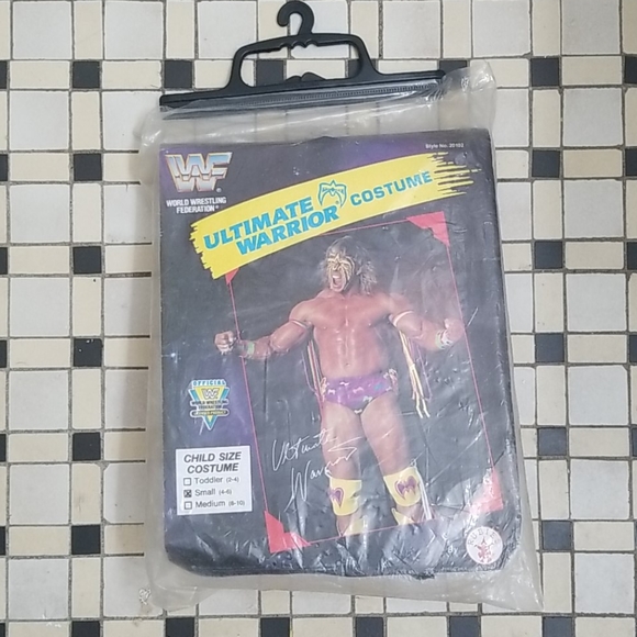 WWE | Other | Rare Vintage Wwf Ultimate Warrior Costume | Poshmark